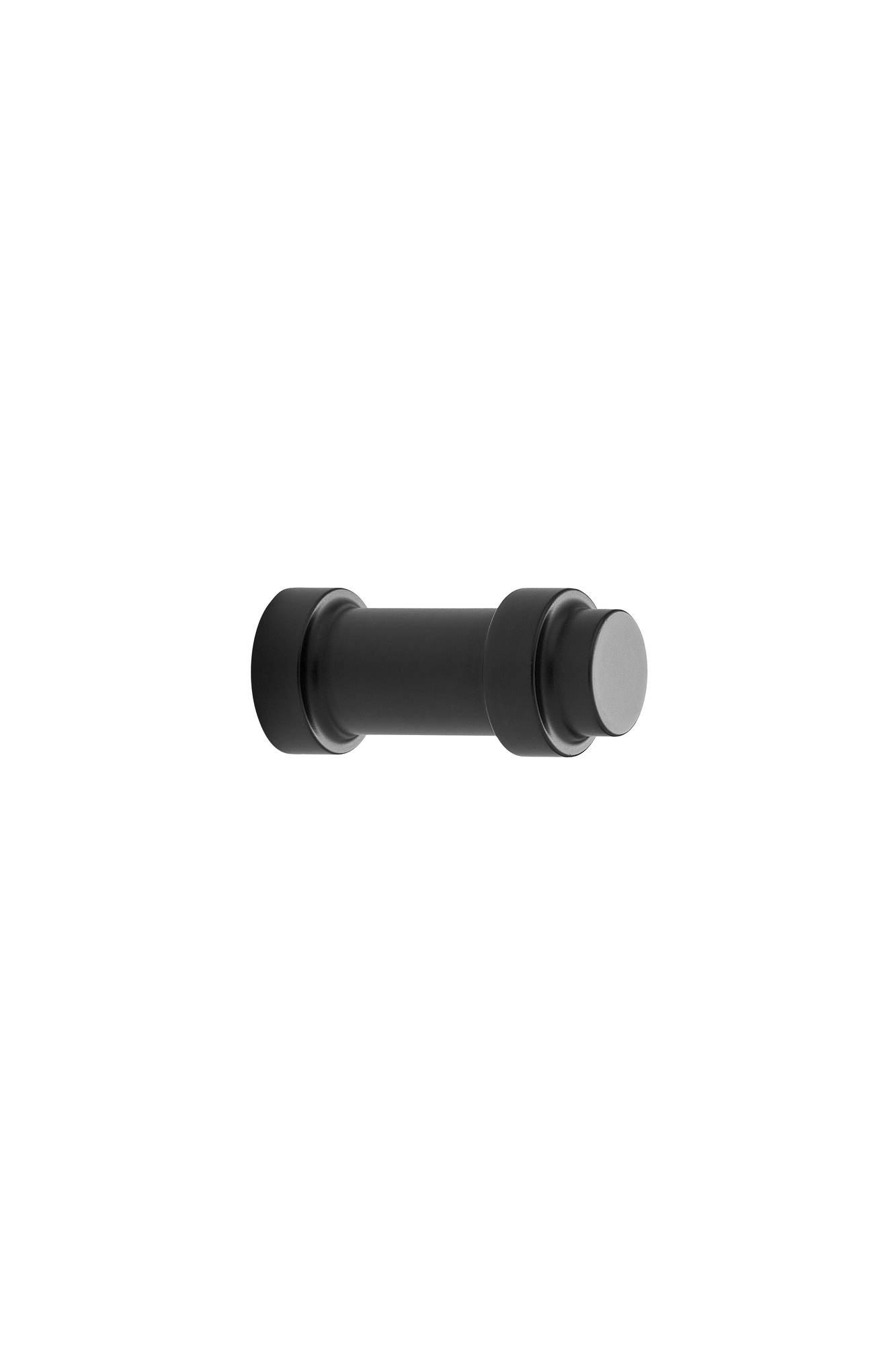 Knott 5477 Furnipart Pillar Ø15mm Matt Sort - Beslagteknikk AS